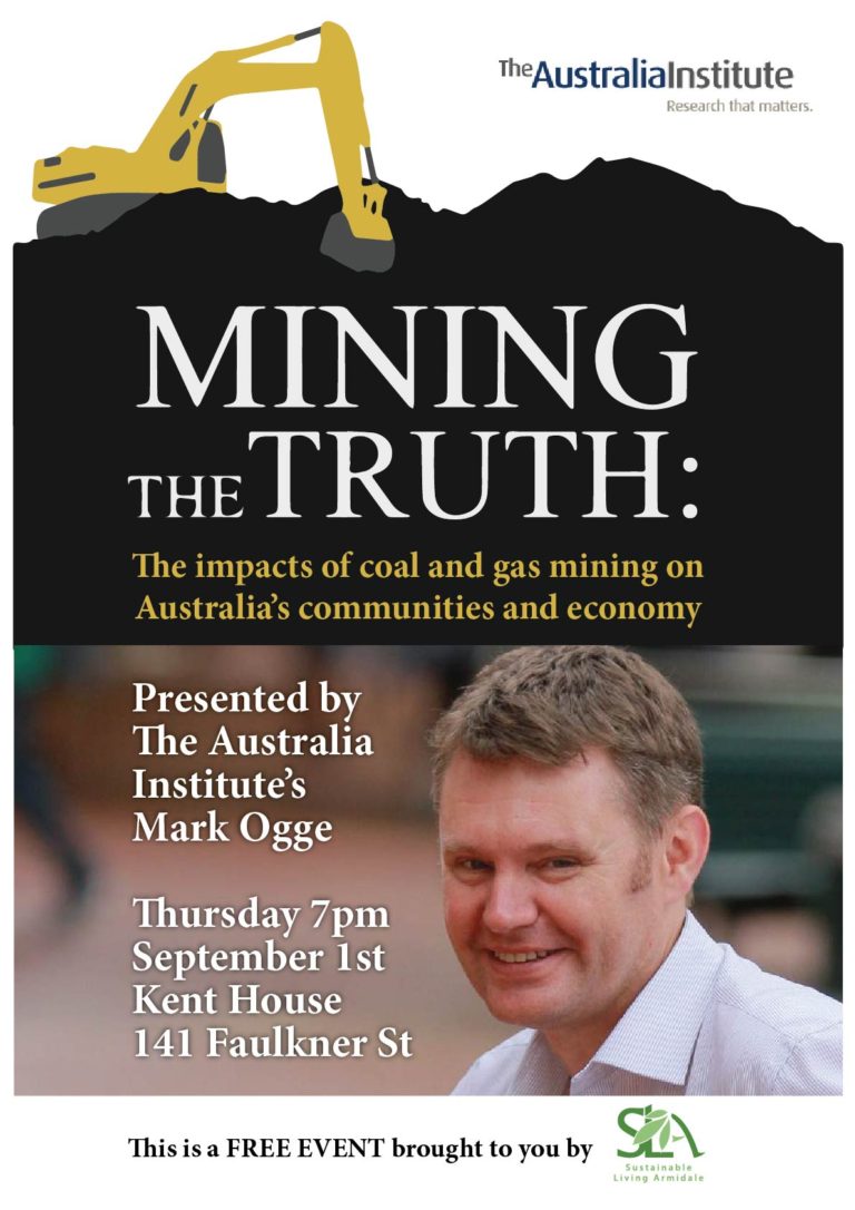September Forum: Mark Ogge presents Mining the Truth | Sustainable ...